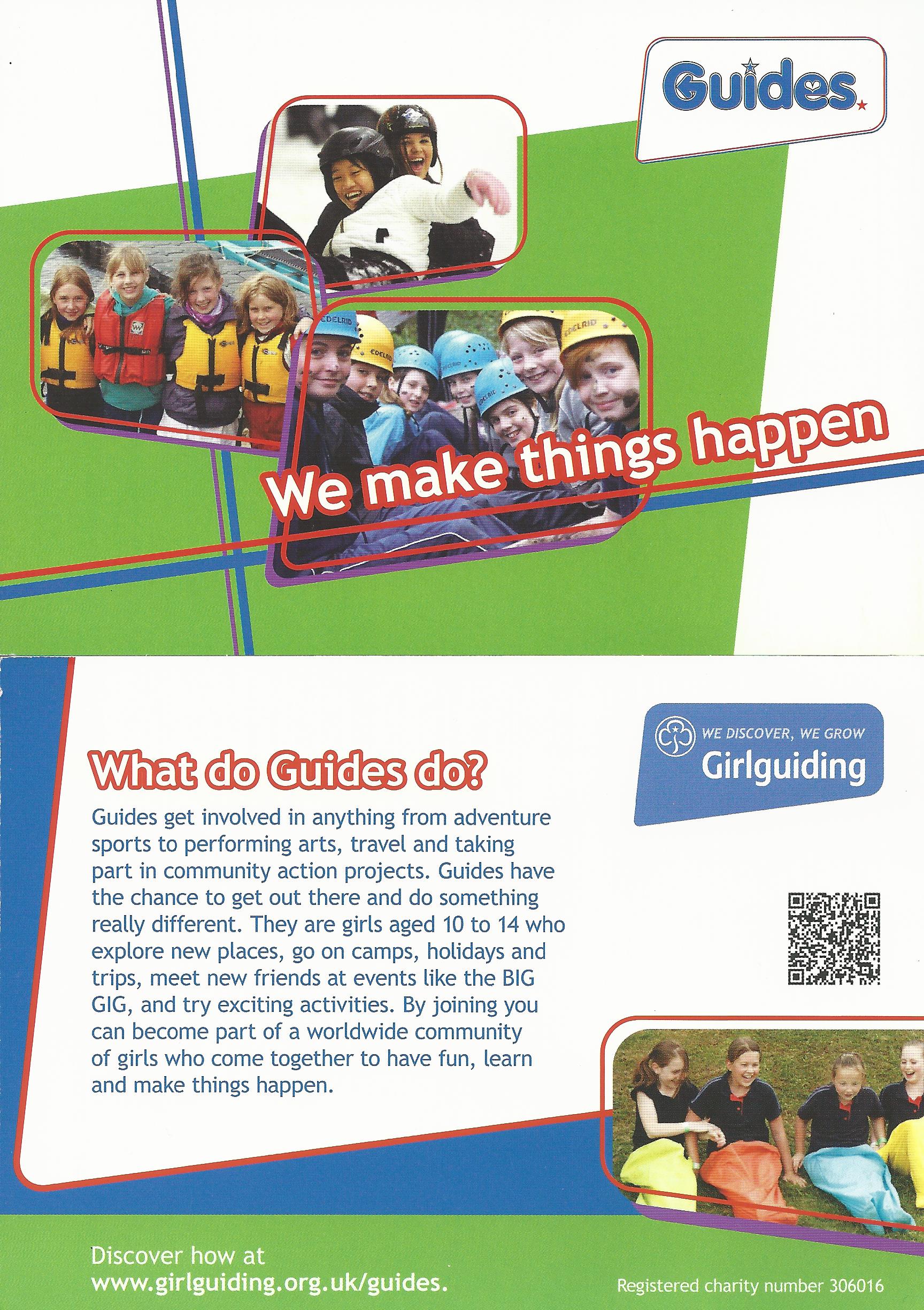 What do Guides do? | 1st Moneymore Girlguiding